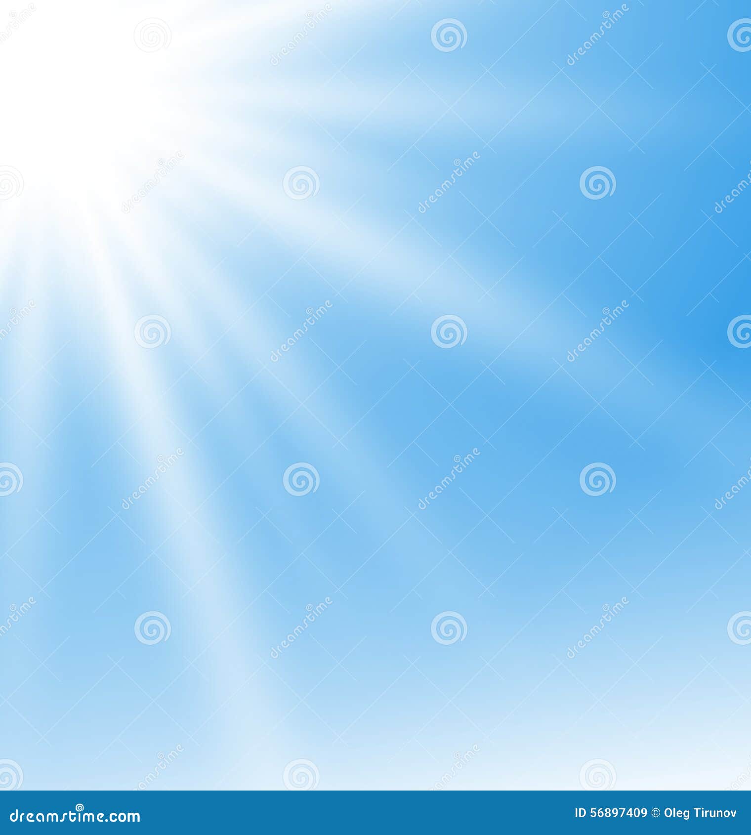 Fundo Azul Abstrato Com Raios De Sun Ilustração Stock - Ilustração de ...