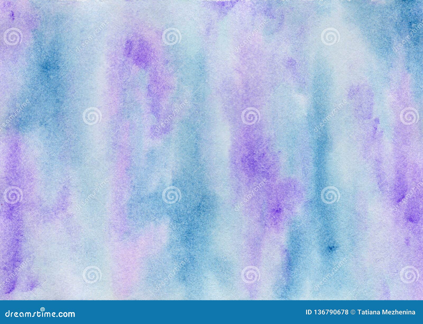 Fundo Azul E Roxo Brilhante Da Aquarela Ilustração Stock - Ilustração ...