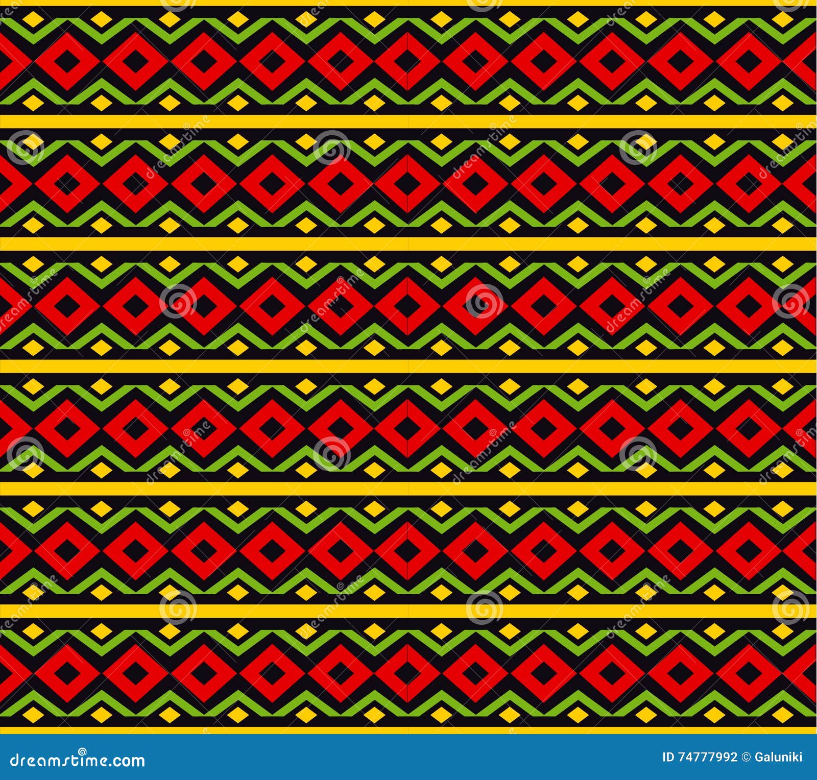 Fundo Clássico Da Música Da Cor Da Reggae Ilustração do Vetor ...