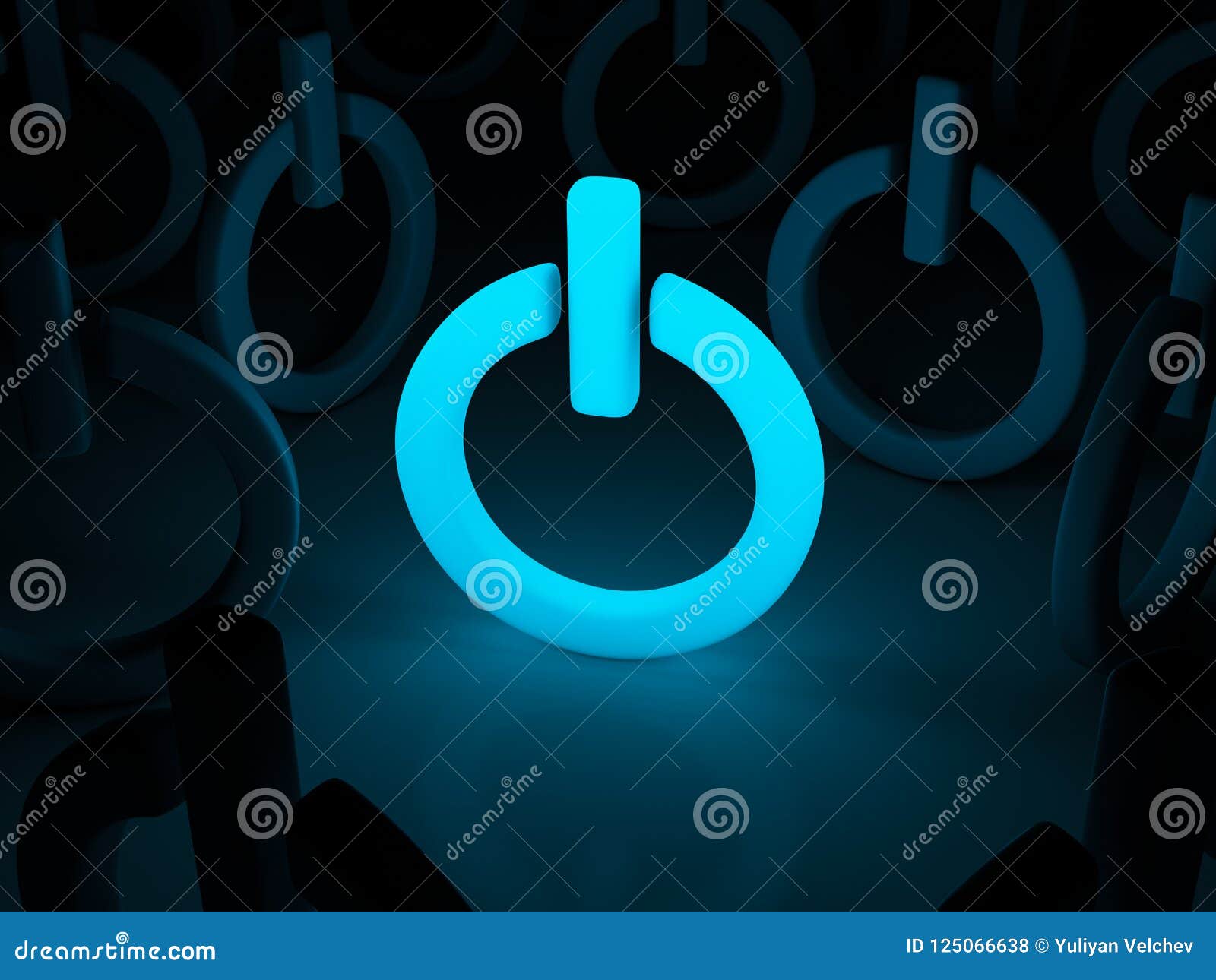 Fundo Claro Do Símbolo Do Poder Ilustração Stock - Ilustração de sinal ...