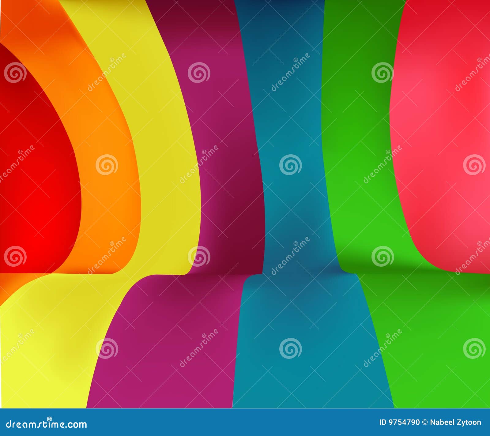 Fundo colorido das listras ilustração do vetor. Ilustração de ...