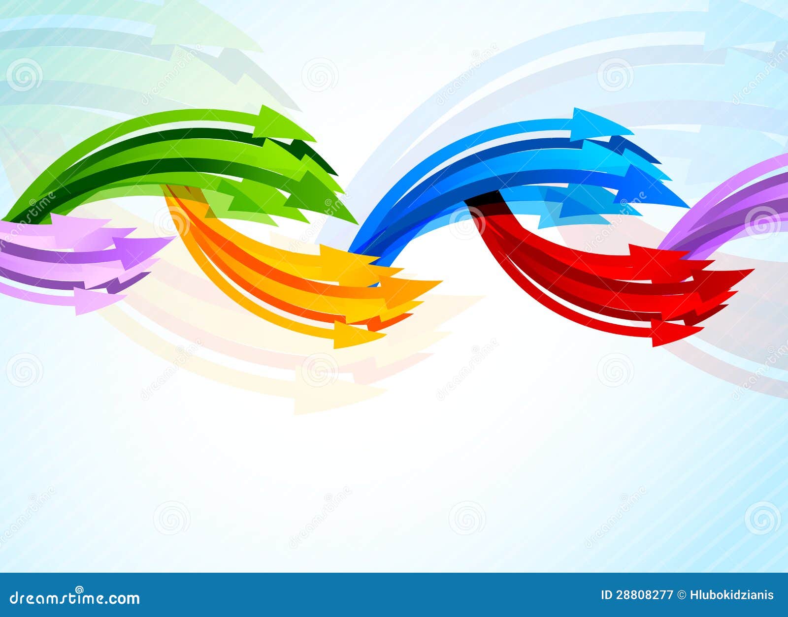 Fundo com seta colorida ilustração do vetor. Ilustração de seta - 28808277
