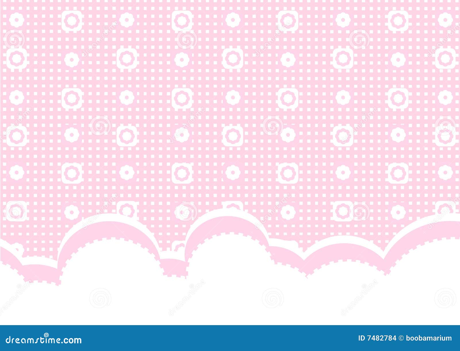 Fundo cor-de-rosa do bebê ilustração do vetor. Ilustração de projeto ...