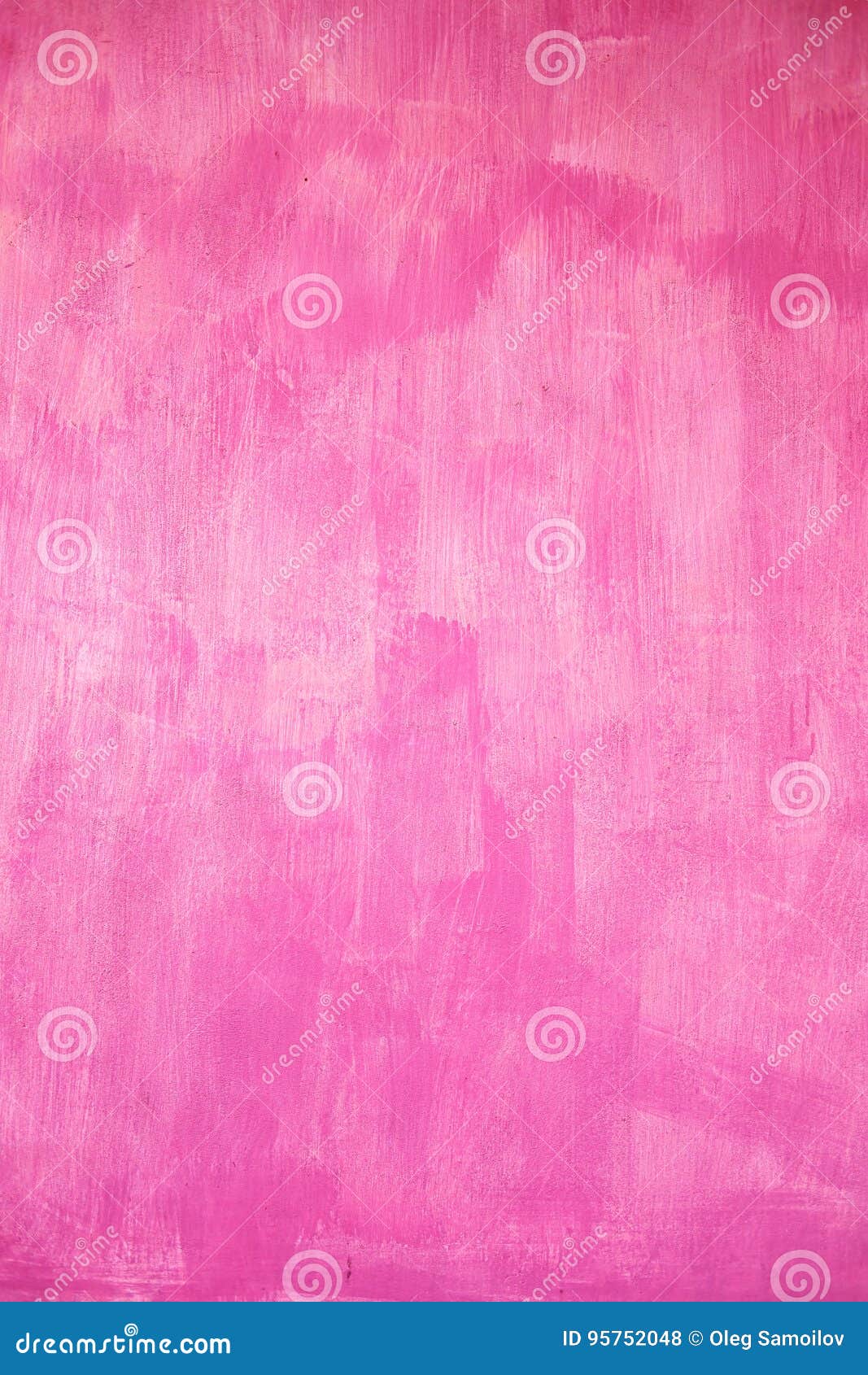 Fundo Cor-de-rosa Parede Pintada Marcas Da Escova Foto de Stock ...