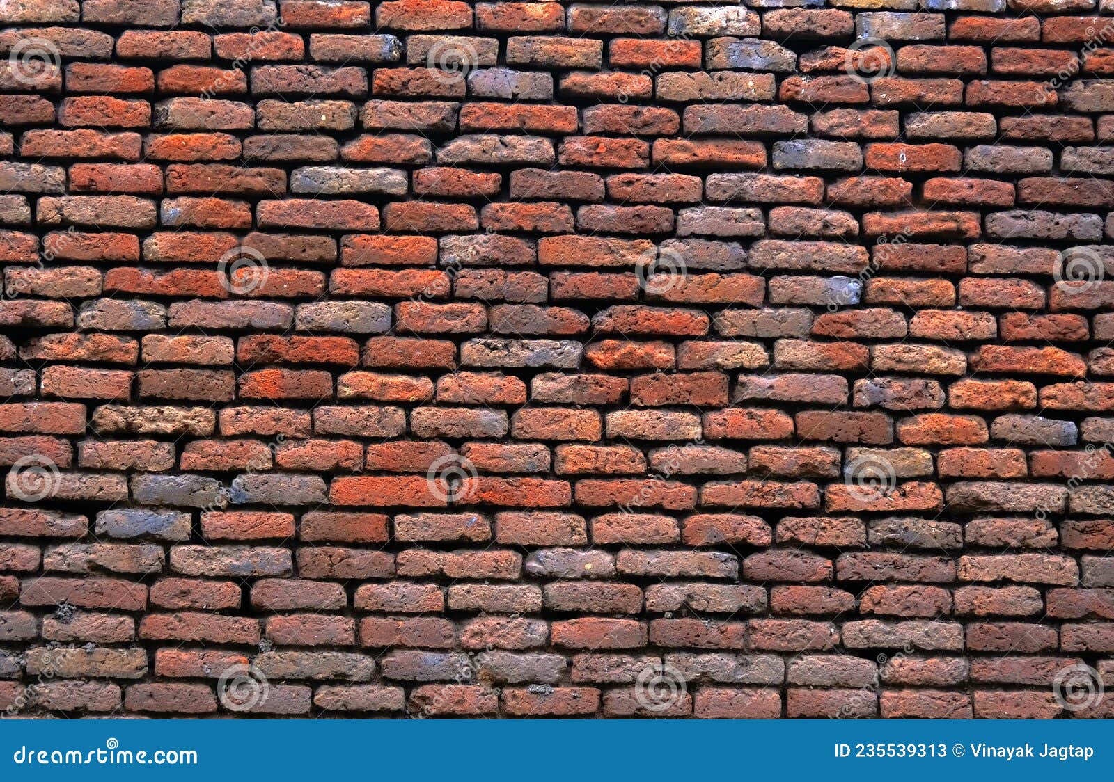 Fundo Da Antiga Textura De Tijolos Vermelhos De Parede De Tijolos