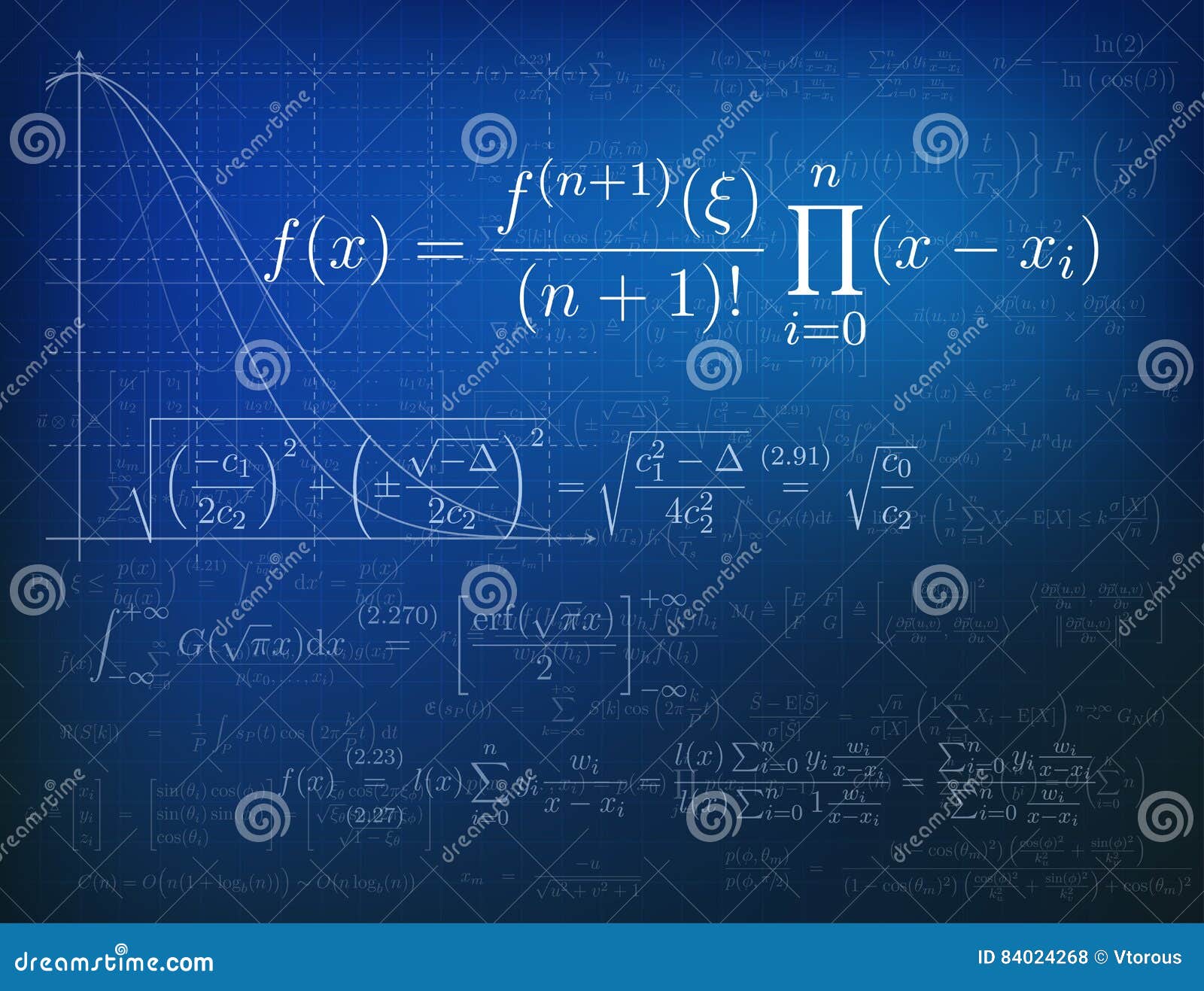Fundo da matemática ilustração do vetor. Ilustração de problema - 84024268