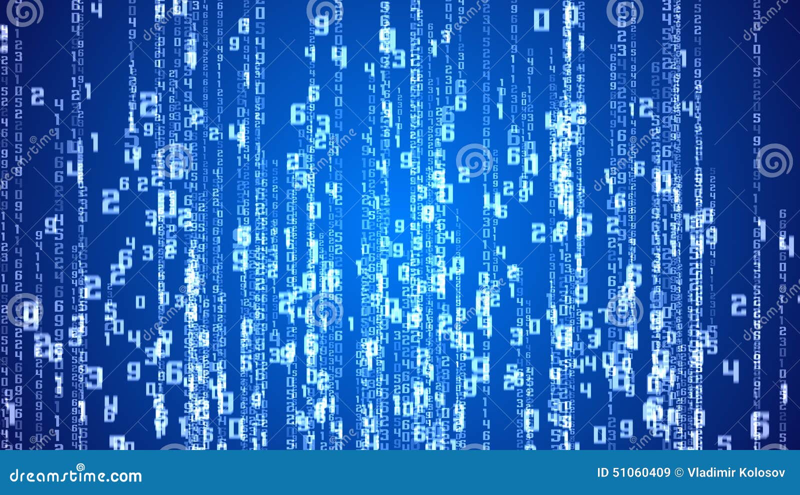 Fundo da matriz no azul ilustração stock. Ilustração de futurista ...