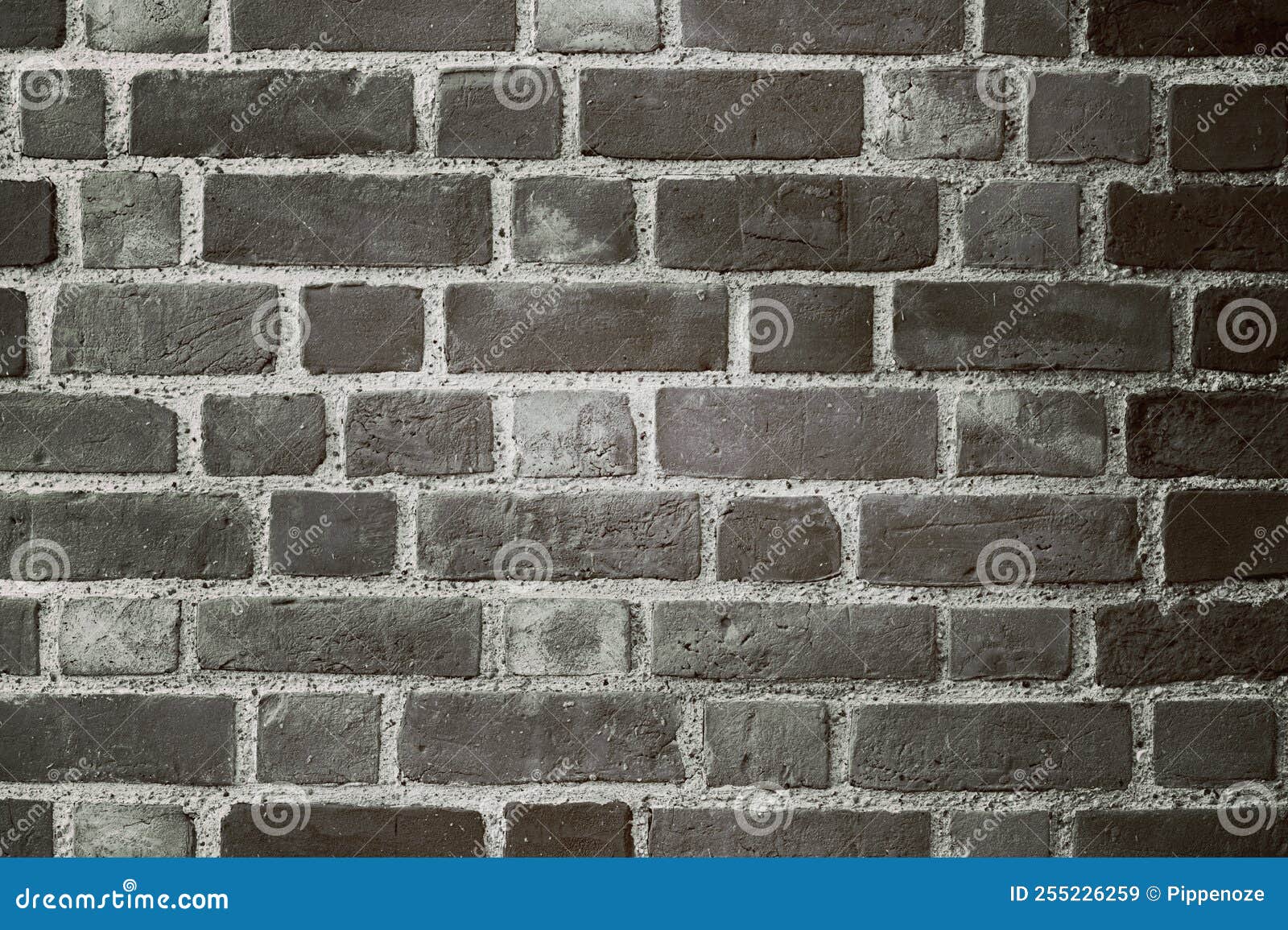 Fundo Da Parede Dos Tijolos A Cores Cinzentos Imagem De Stock Imagem