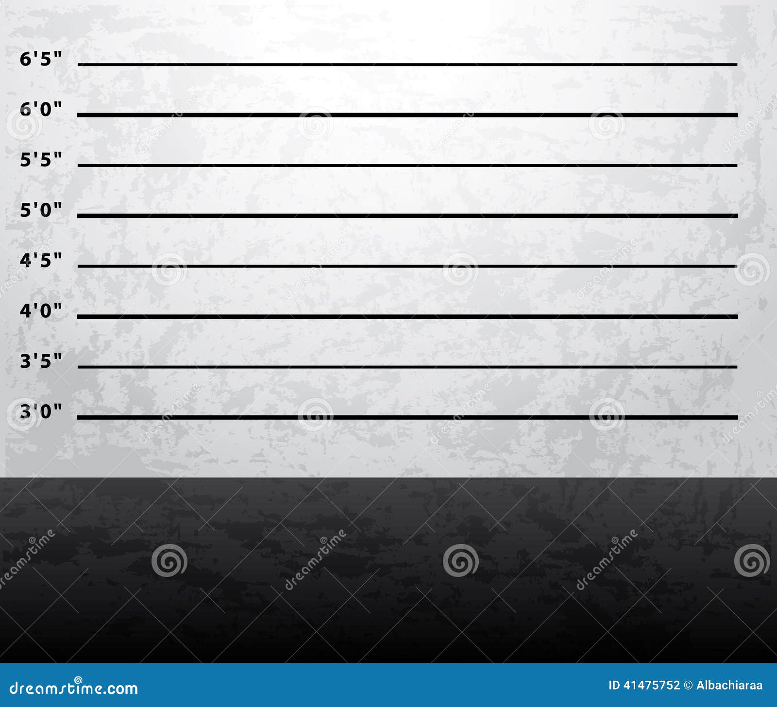 Fundo Da Prisão Do Mugshot Parede Do Tiro Ilustração do Vetor ...