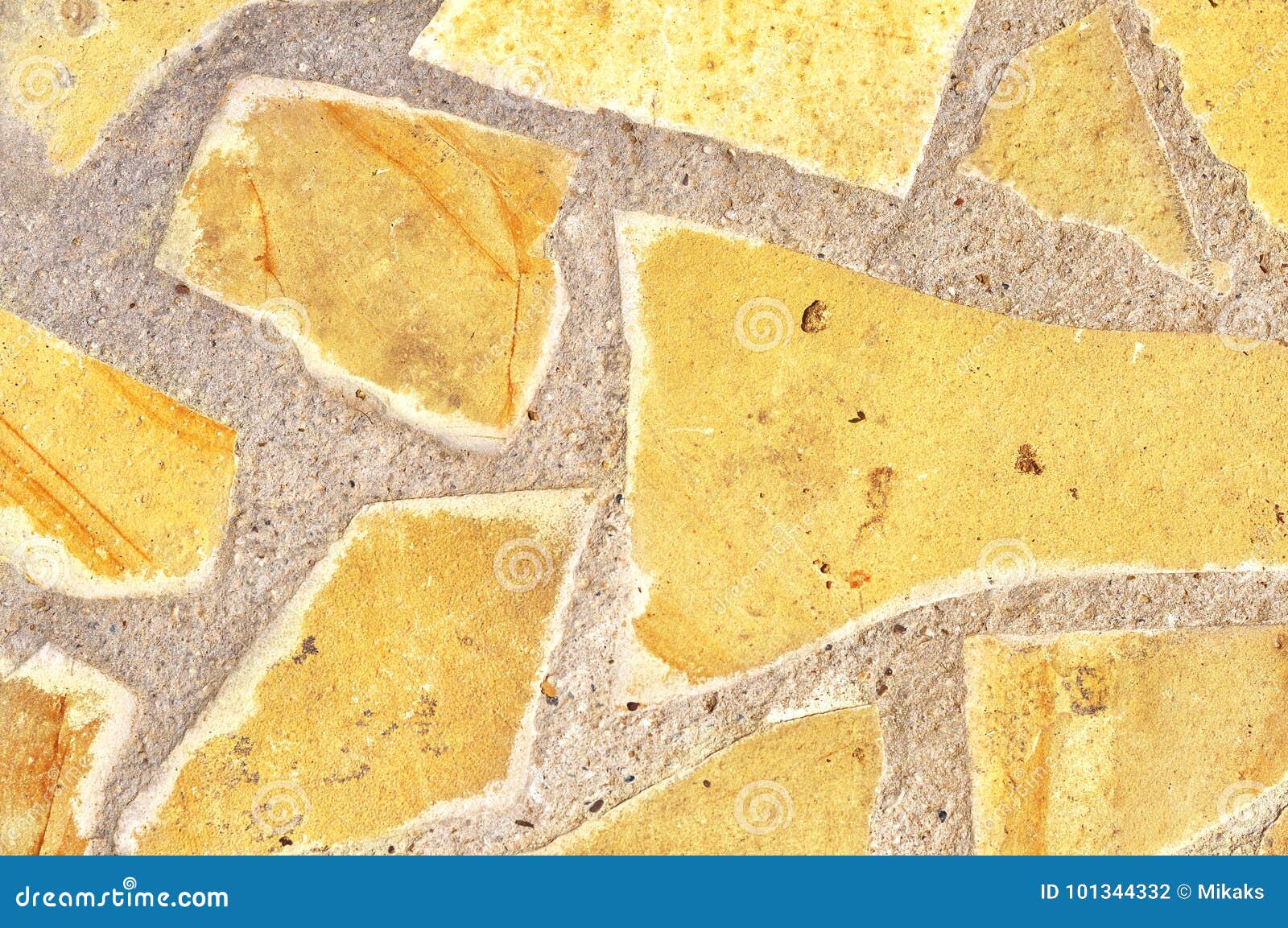 Fundo Da Textura Da Parede De Pedra Montado Como Um Mosaico Foto De