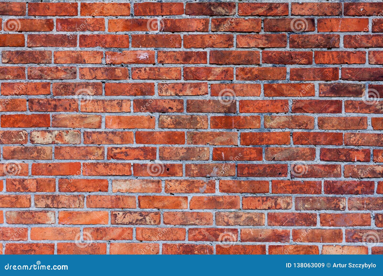 Fundo Da Textura Da Parede De Tijolo Vermelho Do Od Parede Bricked Da