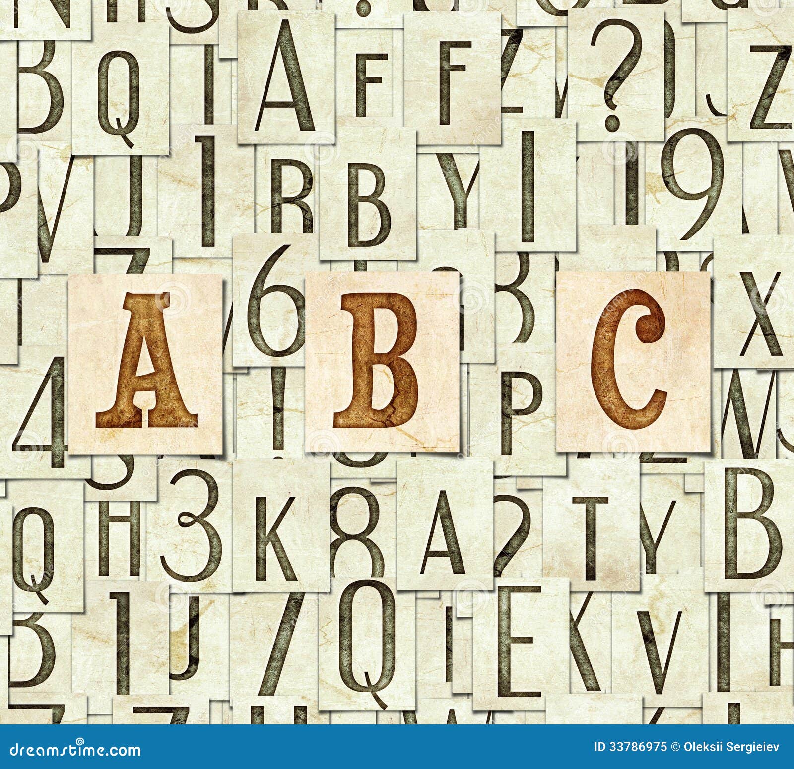 Fundo de ABC ilustração stock. Ilustração de quadrado - 33786975