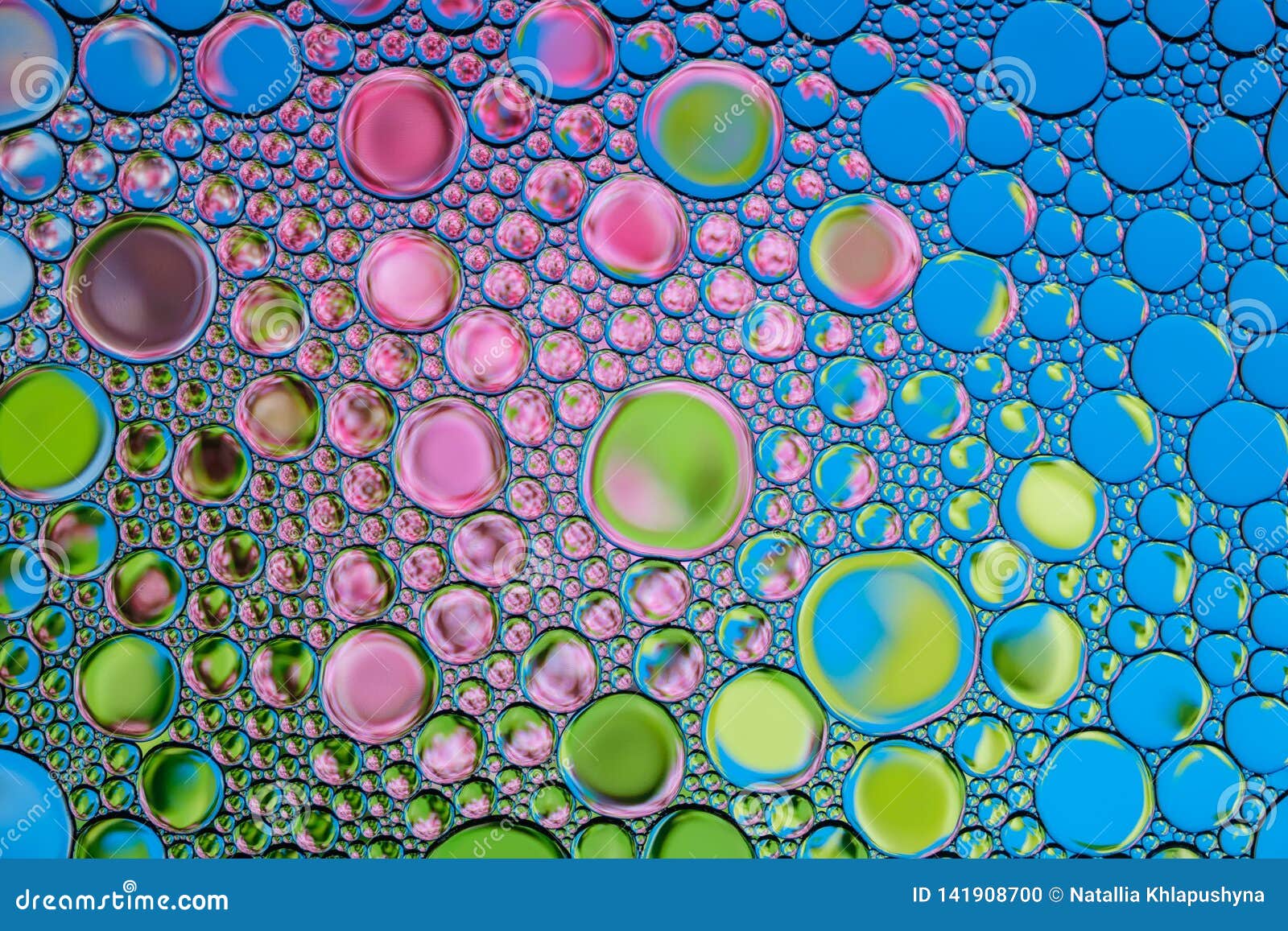 Fundo De Bolhas Coloridas Contexto Natural Foto de Stock - Imagem de ...