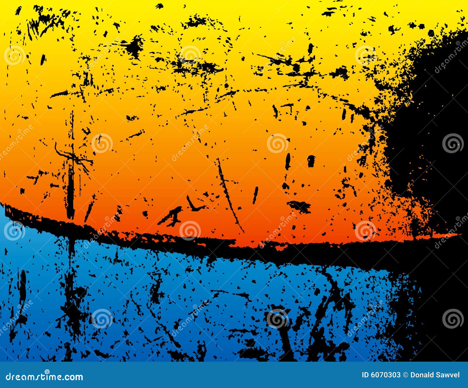 Fundo De Grunge Com Azul E O Alaranjado Ilustração do Vetor ... Fundo De Grunge Com Azul E O Alaranjado Ilustração do Vetor ...