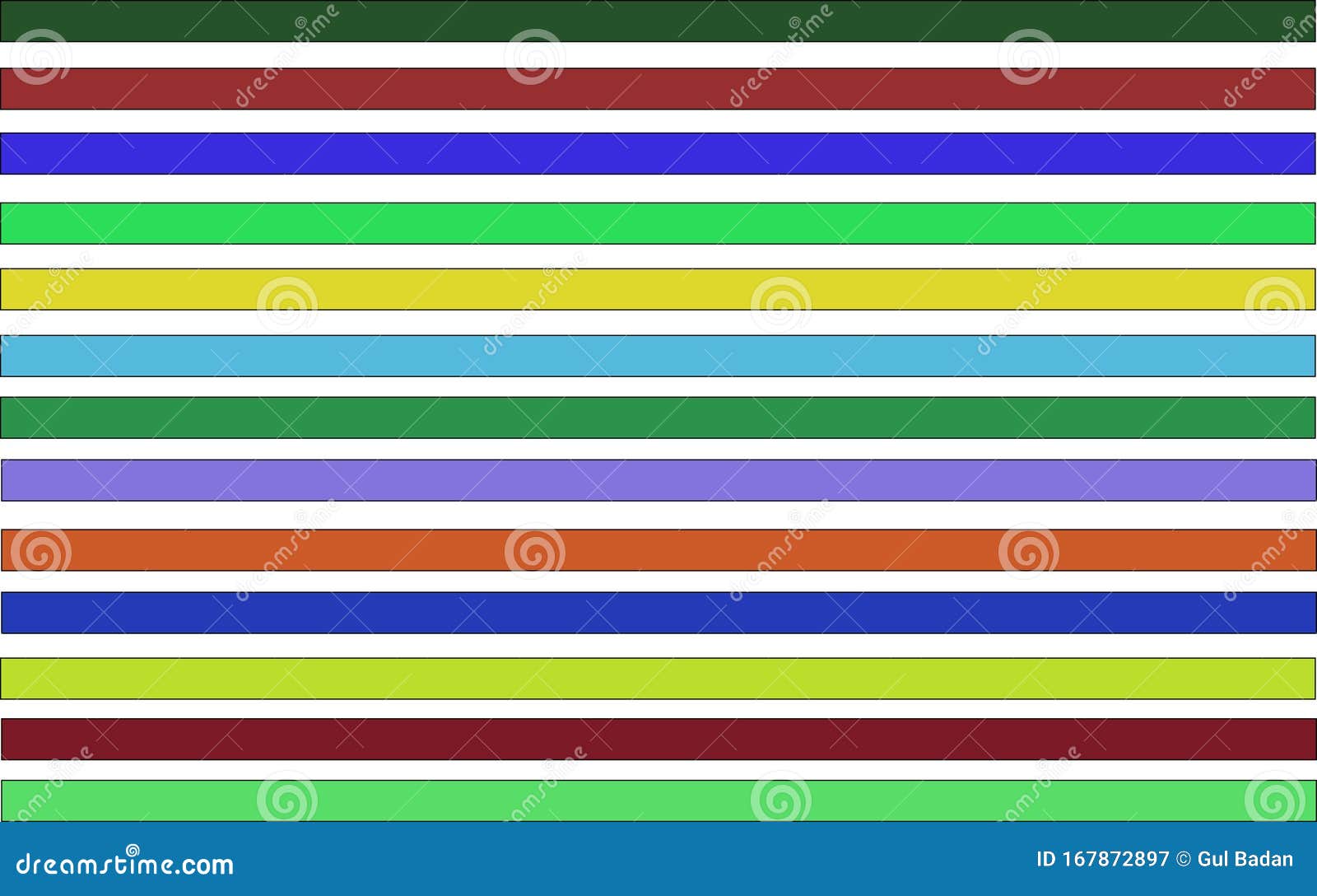 Fundo De Papel De Parede De Linhas Horizontais Coloridas Ilustração ...