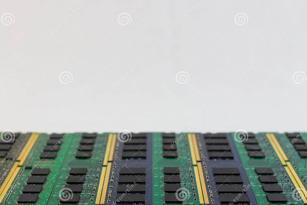 Fundo De RAM Do Componente De Computador Da Tecnologia Com Copyspace E ...