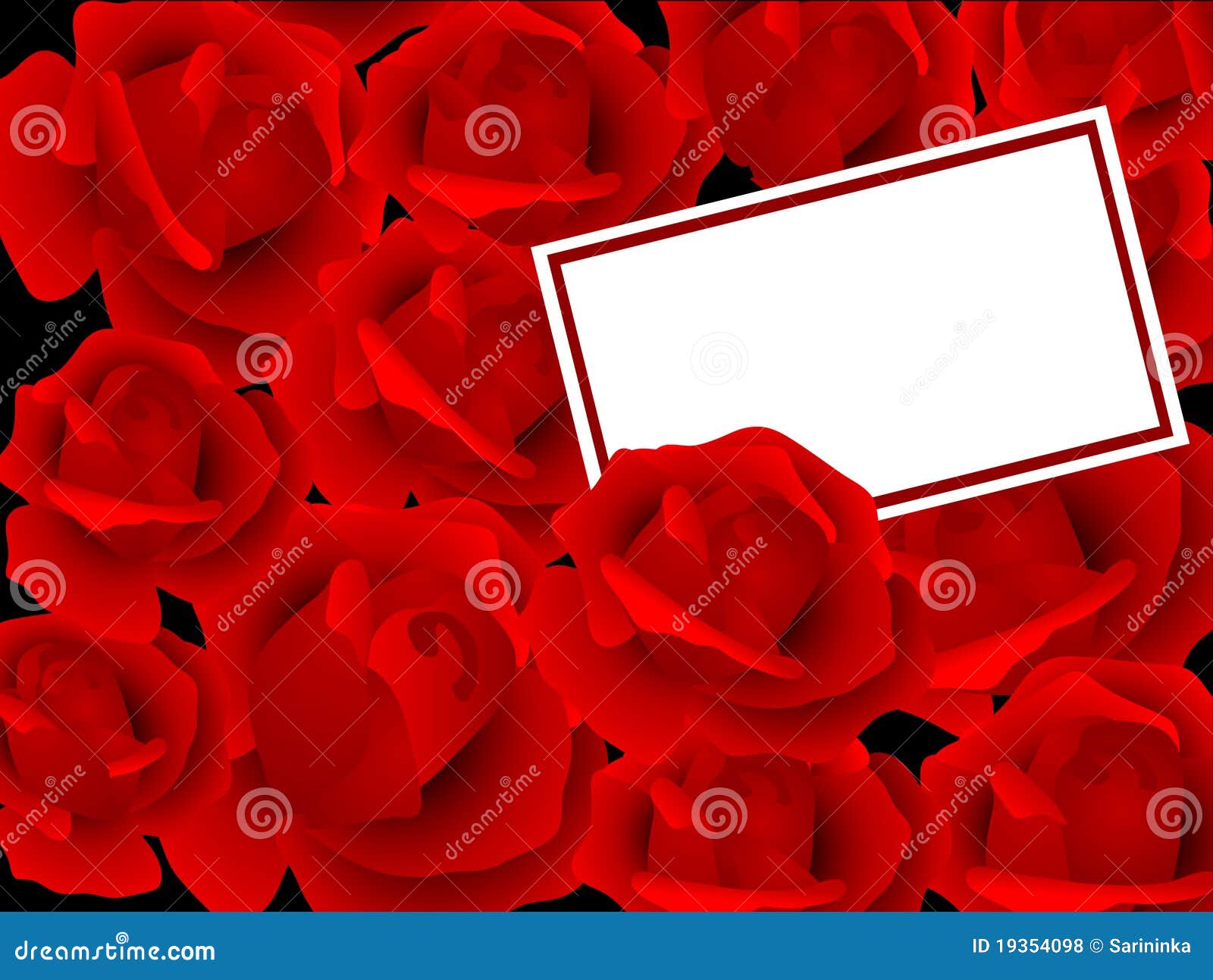 Fundo de Rosa ilustração do vetor. Ilustração de flor - 19354098