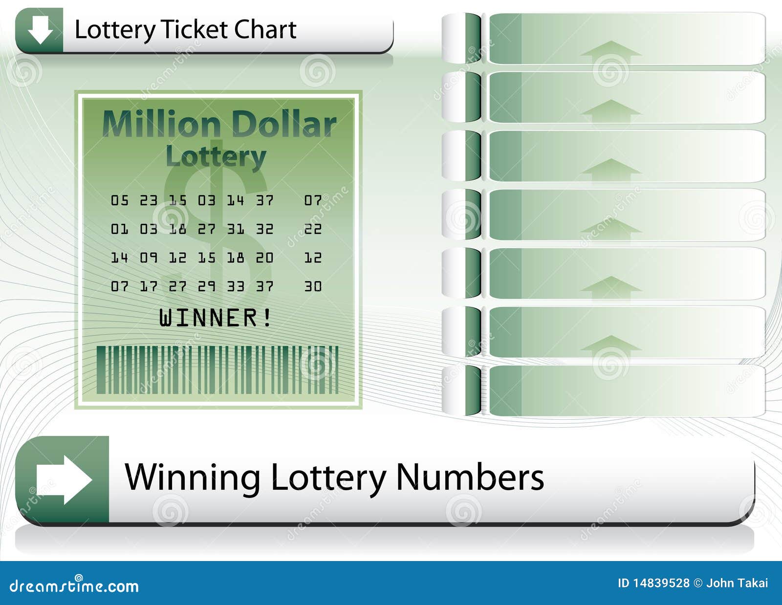 Fundo De Vencimento Do Bilhete Da Lotaria Ilustração do Vetor ...