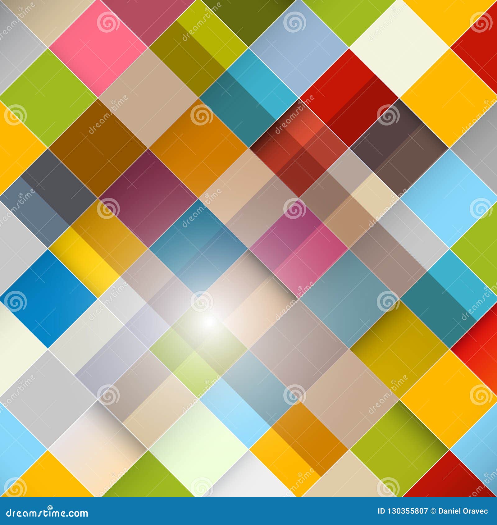 Fundo Diagonal Do Vetor Dos Quadrados Coloridos Ilustração do Vetor ...