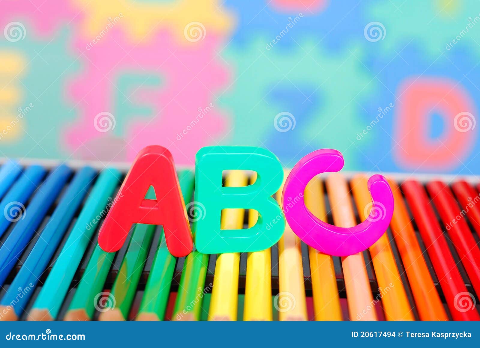 Fundo do ABC foto de stock. Imagem de kindergarten, colorido - 20617494