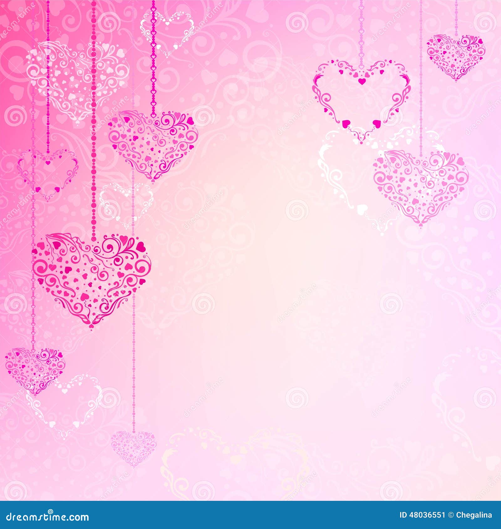 Fundo do amor ilustração do vetor. Ilustração de case - 48036551