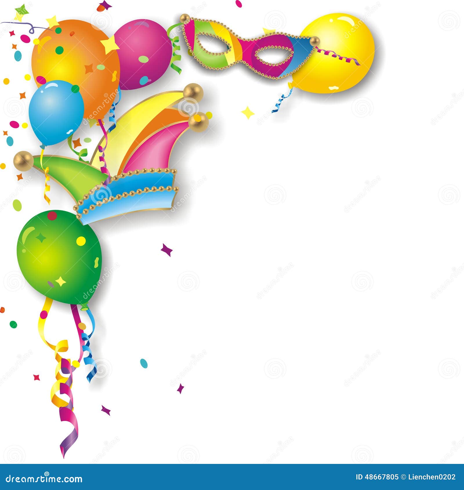 Fundo do carnaval ilustração do vetor. Ilustração de divertimento ...