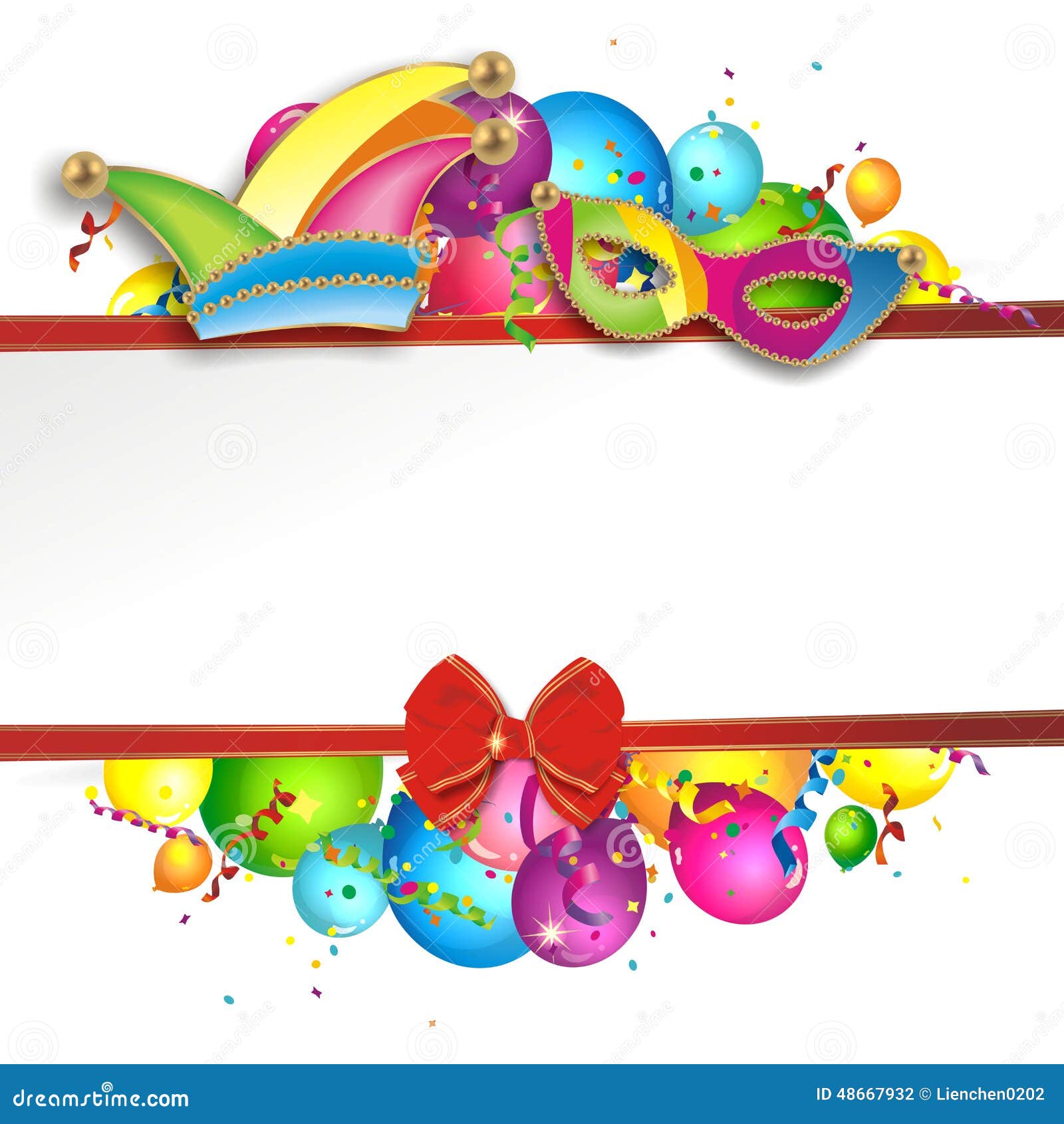 Fundo do carnaval ilustração do vetor. Ilustração de divertimento ...