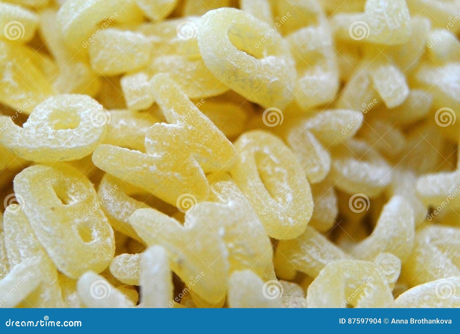 Fundo Do Close Up Da Massa Sob a Forma Das Letras Foto de Stock ...