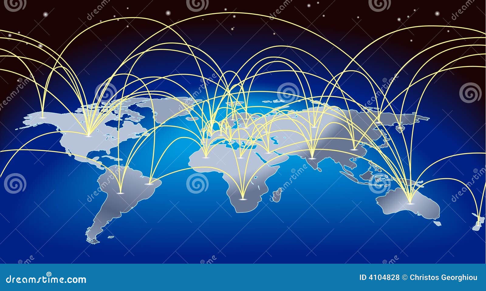 Fundo Do Mapa Do Comércio De Mundo Ilustração do Vetor - Ilustração de ...