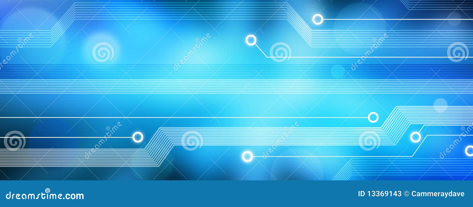 Fundo Do Panorama Da Informática Ilustração Stock - Ilustração de ...