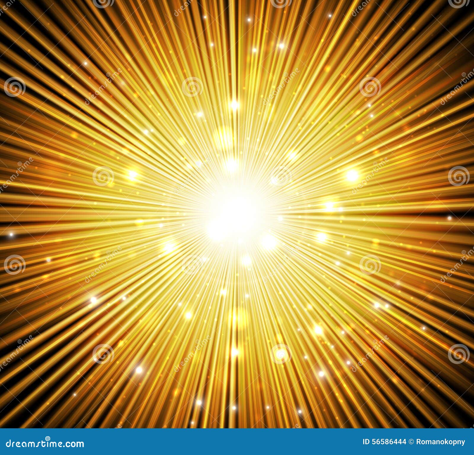 Fundo do raio de sol ilustração do vetor. Ilustração de incandescer ...