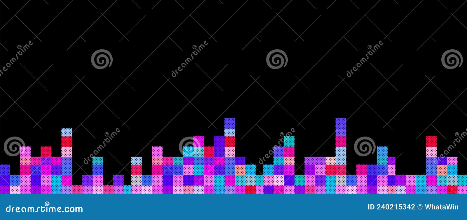 Fundo Do Vetor Abstrato De 8 Bits De Cor Pixel Art Ilustração do Vetor ...