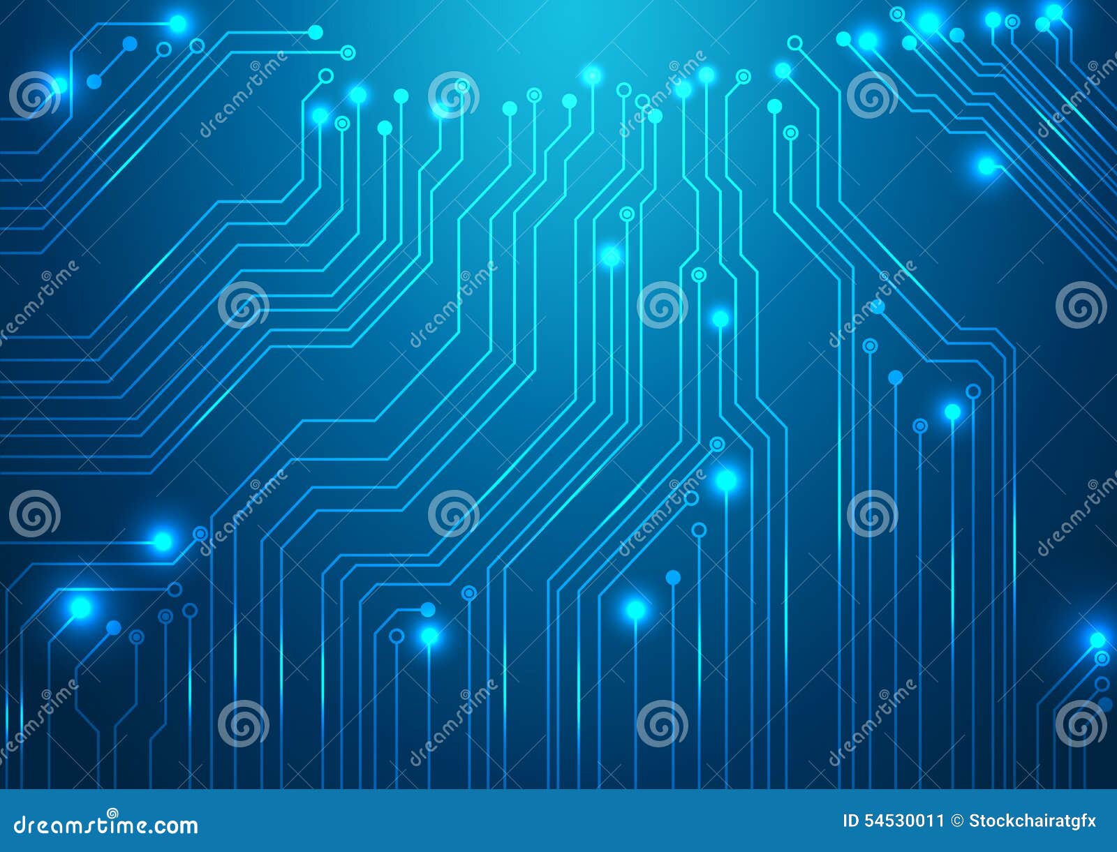 Fundo Do Vetor Da Alta Tecnologia Ilustração do Vetor - Ilustração de ...