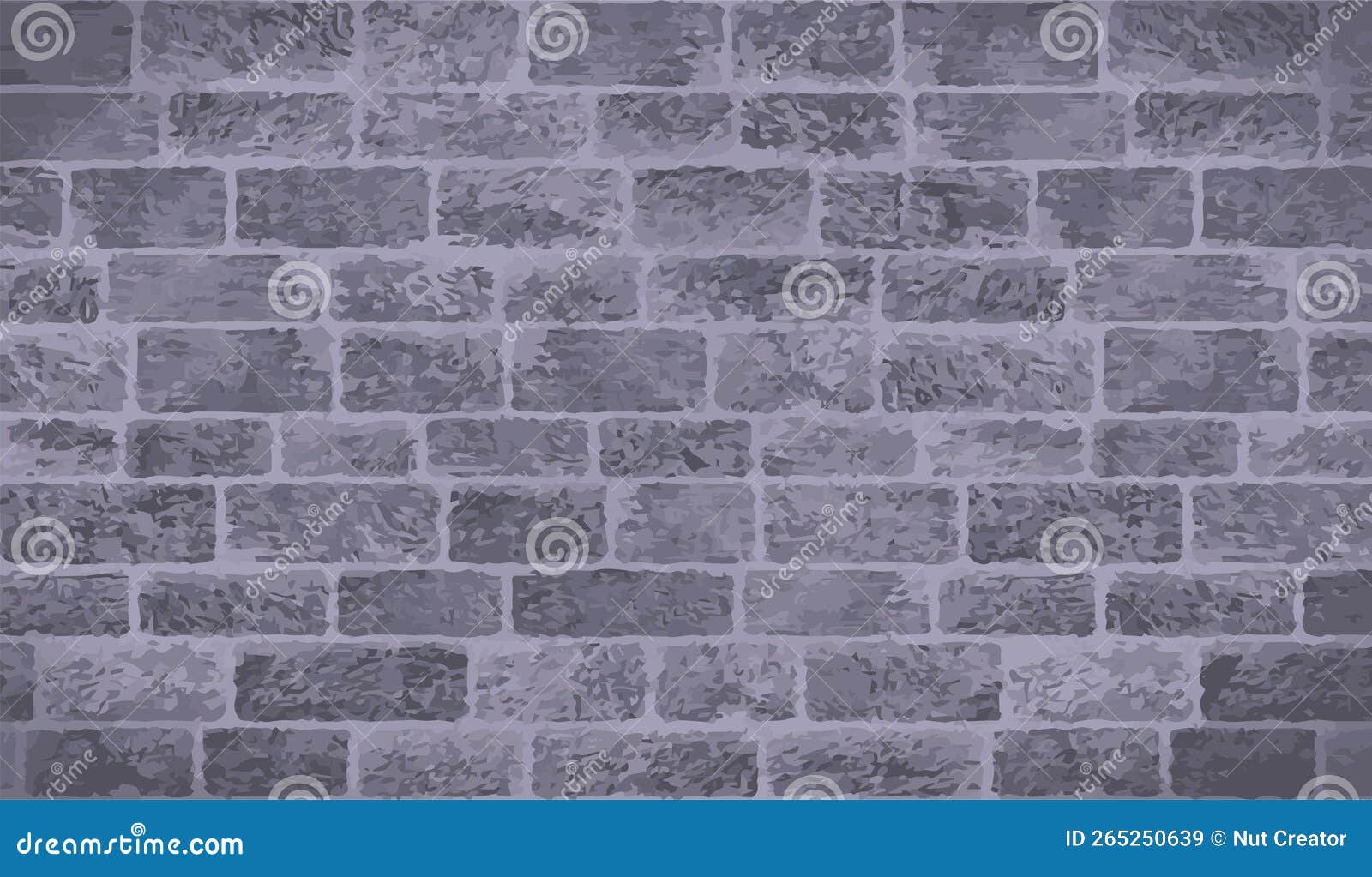 Fundo Do Vetor De Textura Do Tijolo De Tons Cinzentos Ilustração Do