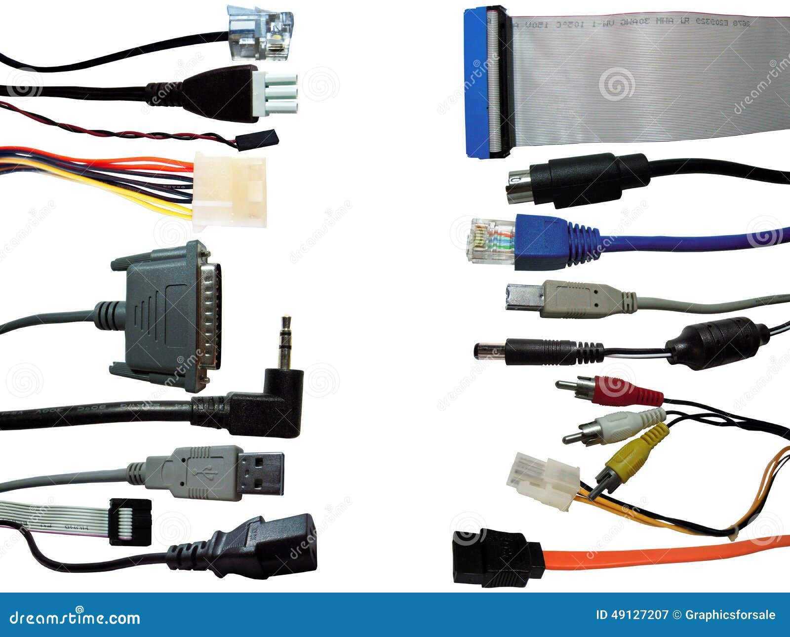 Fundo Dos Conectores Do Computador Imagem de Stock - Imagem de ...