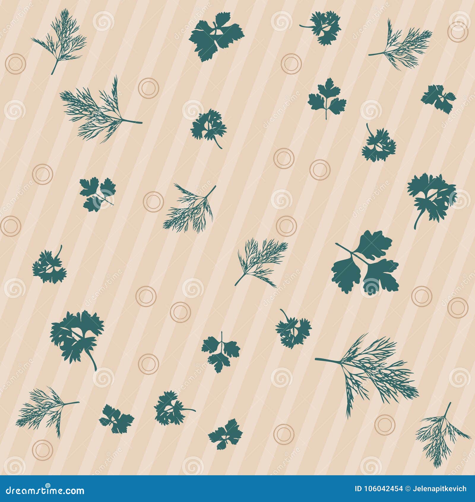 Fundo dos temperos ilustração stock. Ilustração de salsa - 106042454