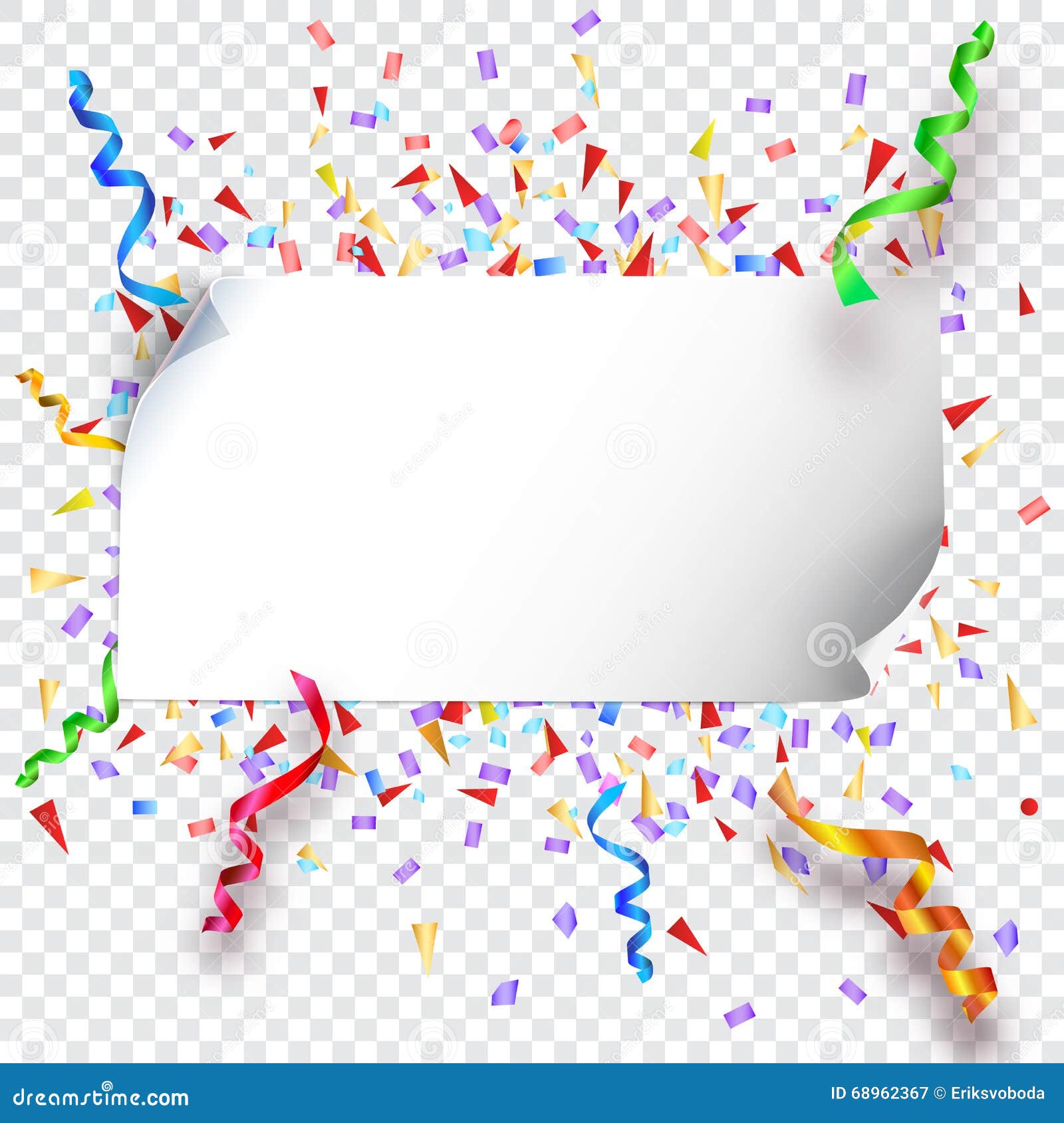 Fundo Festivo Em Transparente Ilustração do Vetor - Ilustração de ...