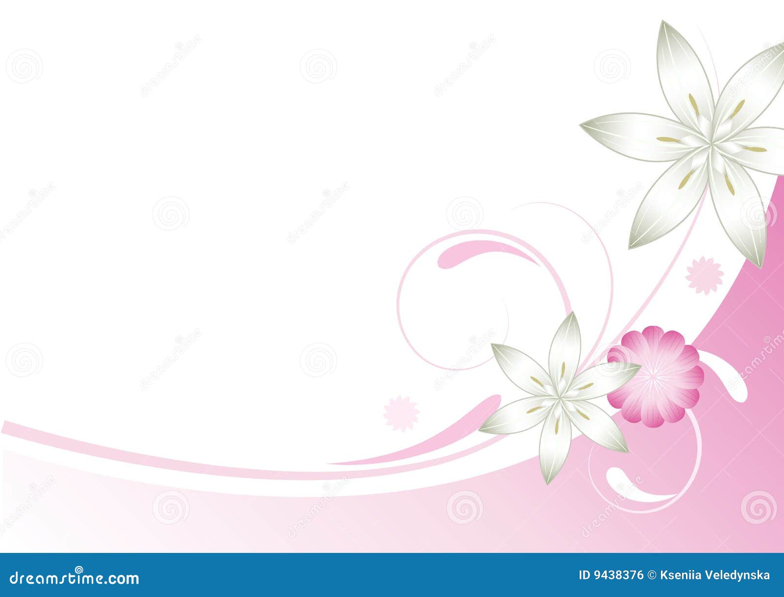 Fundo Floral Cor-de-rosa Abstrato Ilustração do Vetor - Ilustração de ...