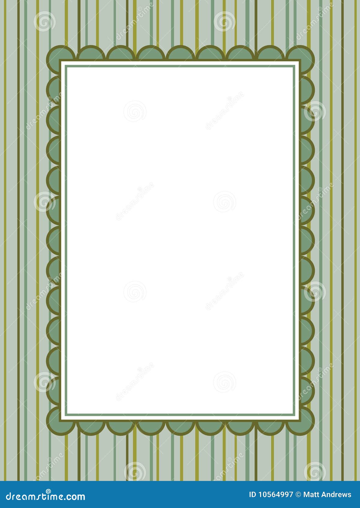 Fundo listrado com frame ilustração do vetor. Ilustração de retro ...