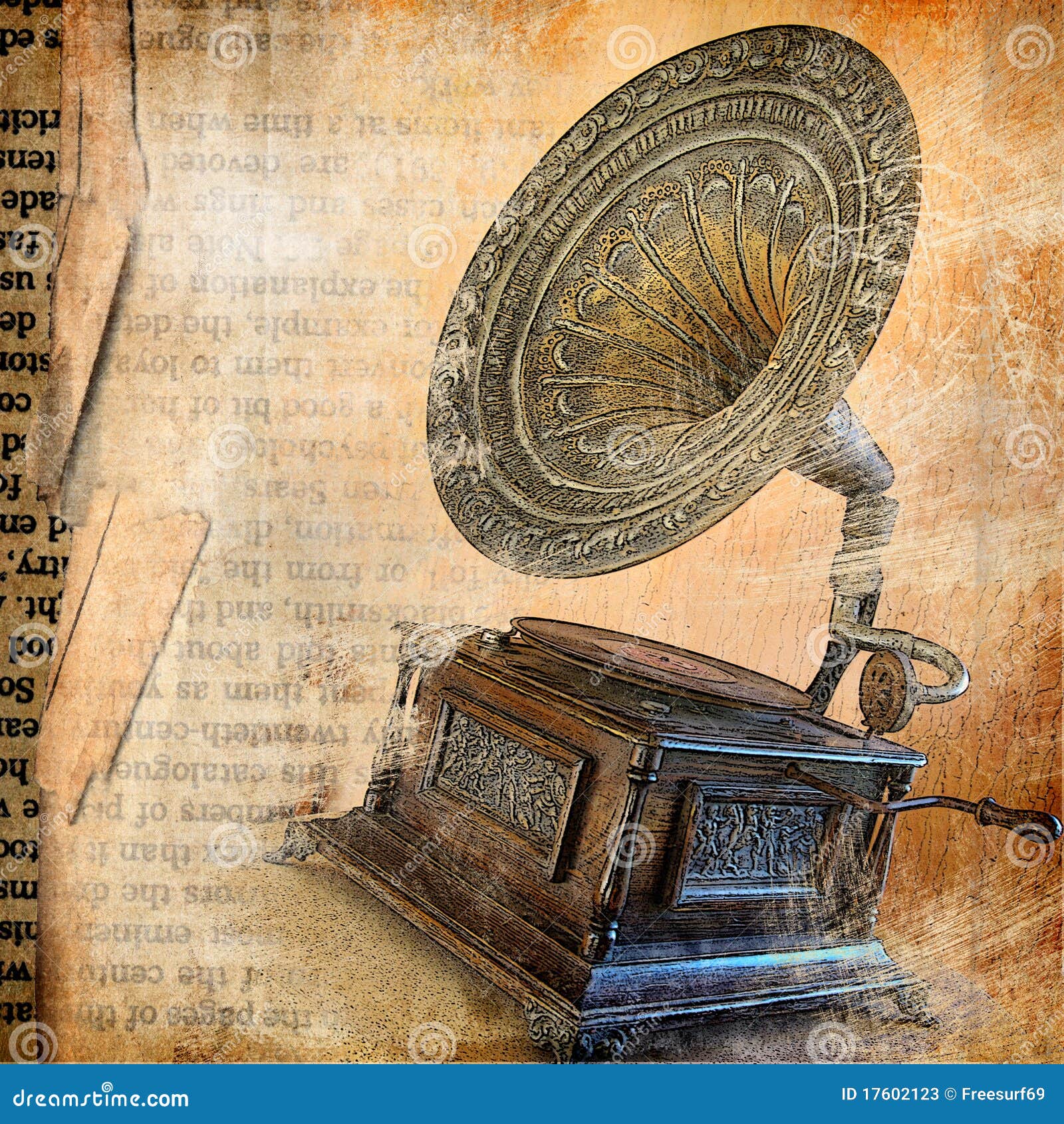 Fundo musical retro imagem de stock. Imagem de fundo - 17602123