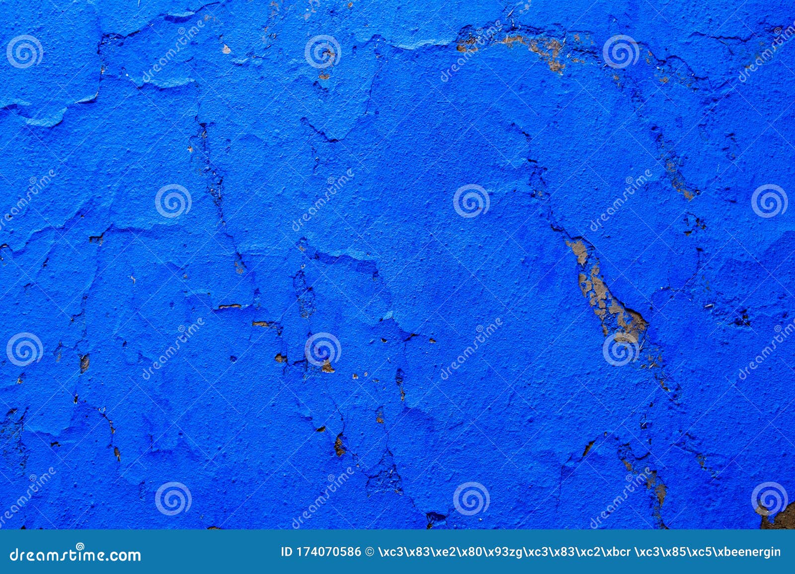 Fundo Ou Textura Da Parede Azul. Fundo Ciano Azul. Foto de Stock ...