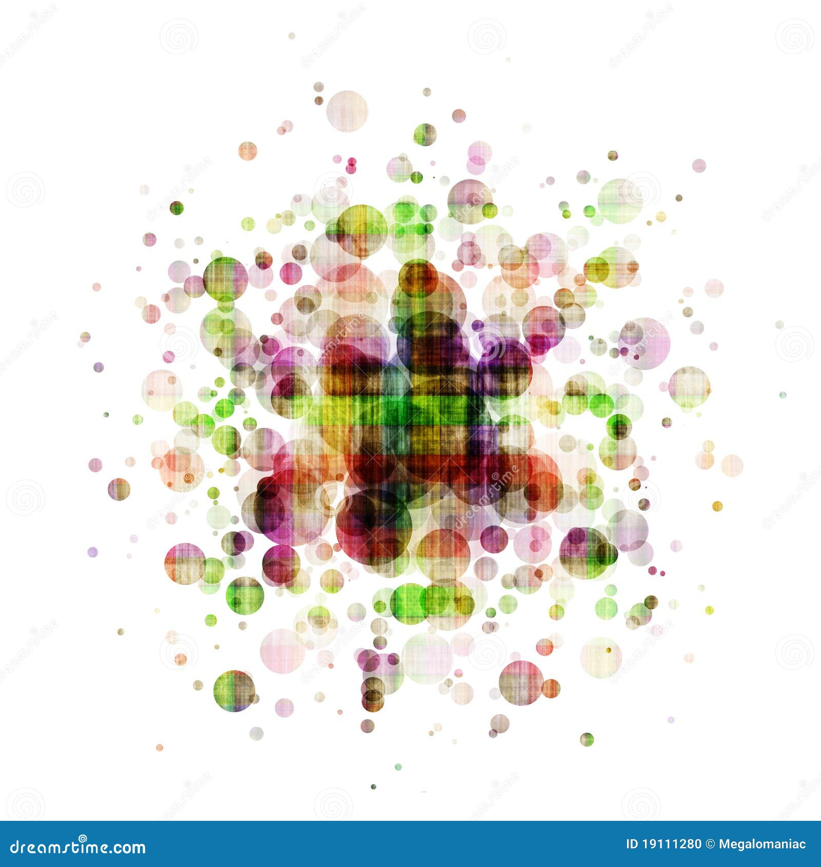 Fundo Redondo Colorido Abstrato Ilustração Stock - Ilustração de esfera ...