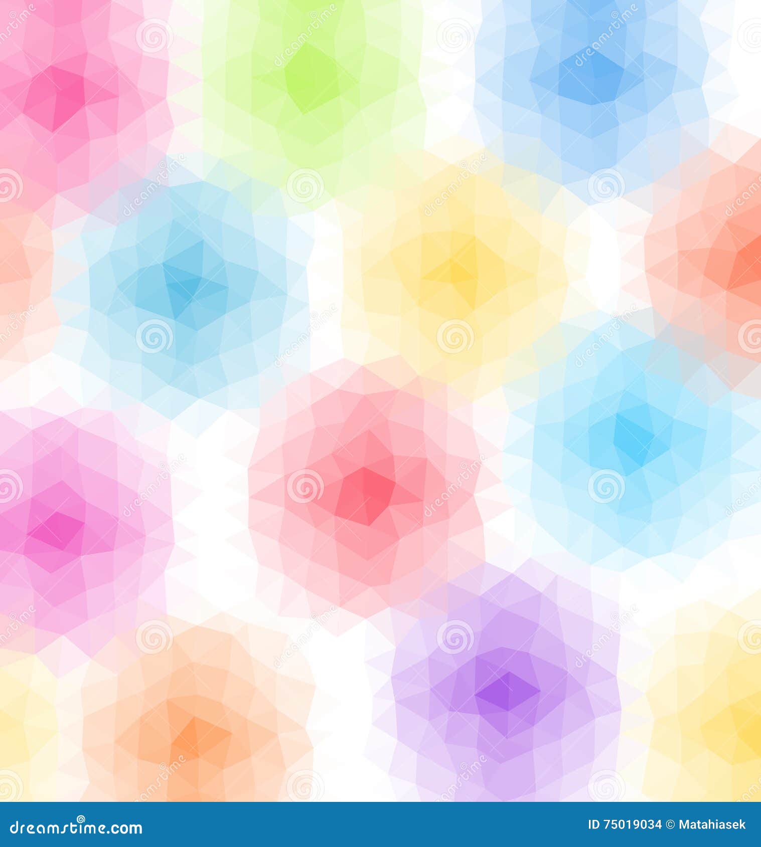 Fundo Triangular Abstrato Baixo Projeto Poli Colorido Cor Pastel ...