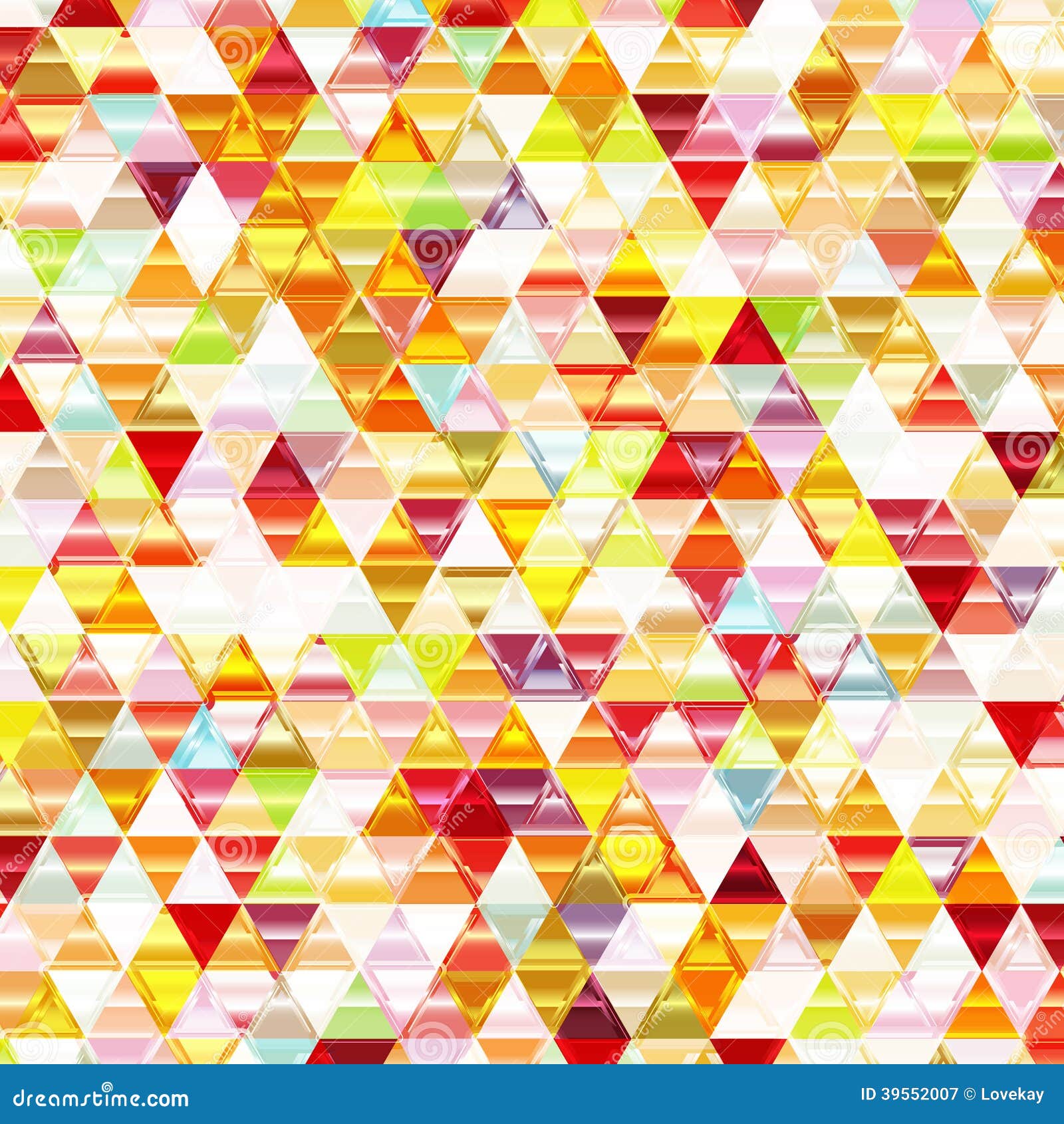 Fundo Triangular Brilhante Colorido. Ilustração Stock - Ilustração de ...