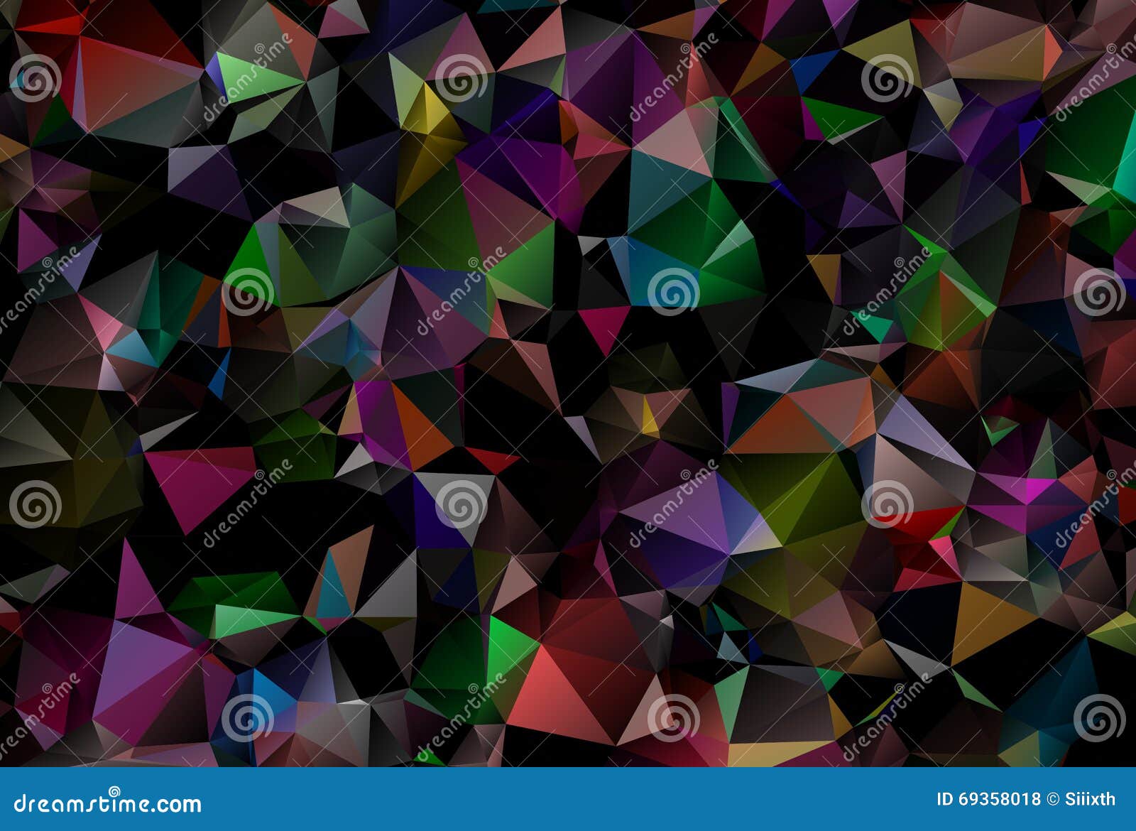 Fundo Triangular Colorido Abstrato Ilustração do Vetor - Ilustração de ...