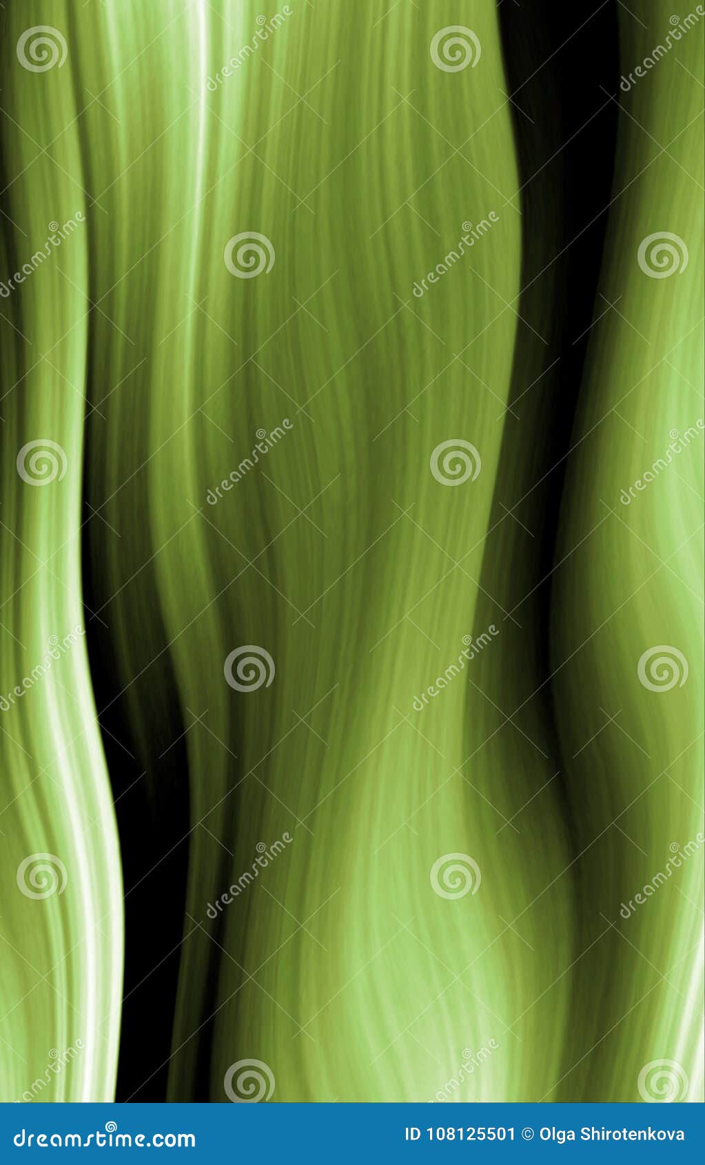 Fundo Verde Bonito Imagem Ondulada Ilustração Stock - Ilustração de ...