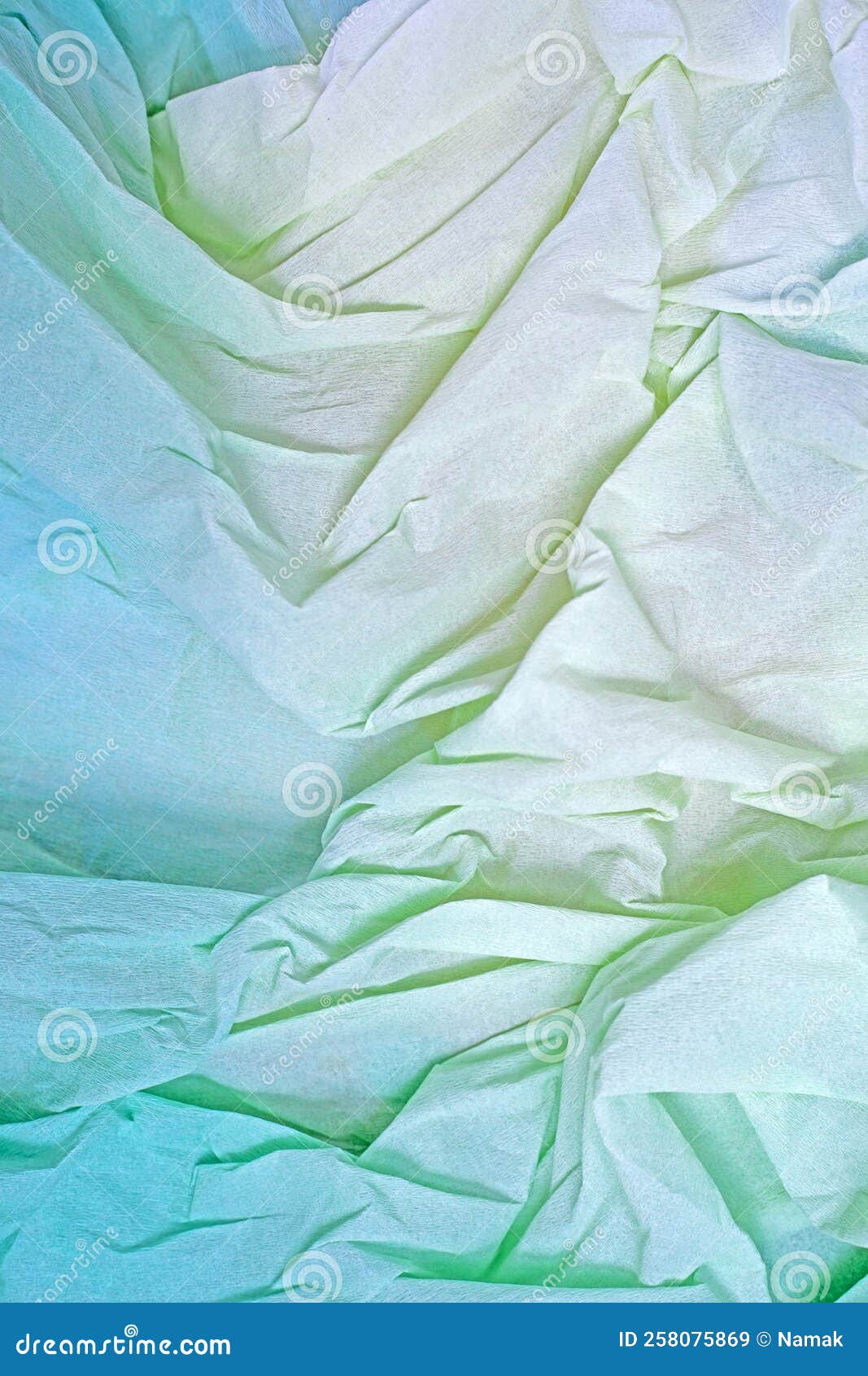 Fundo Verde-claro Abstrato a Partir De Papel Amassado Com Gradiente ...