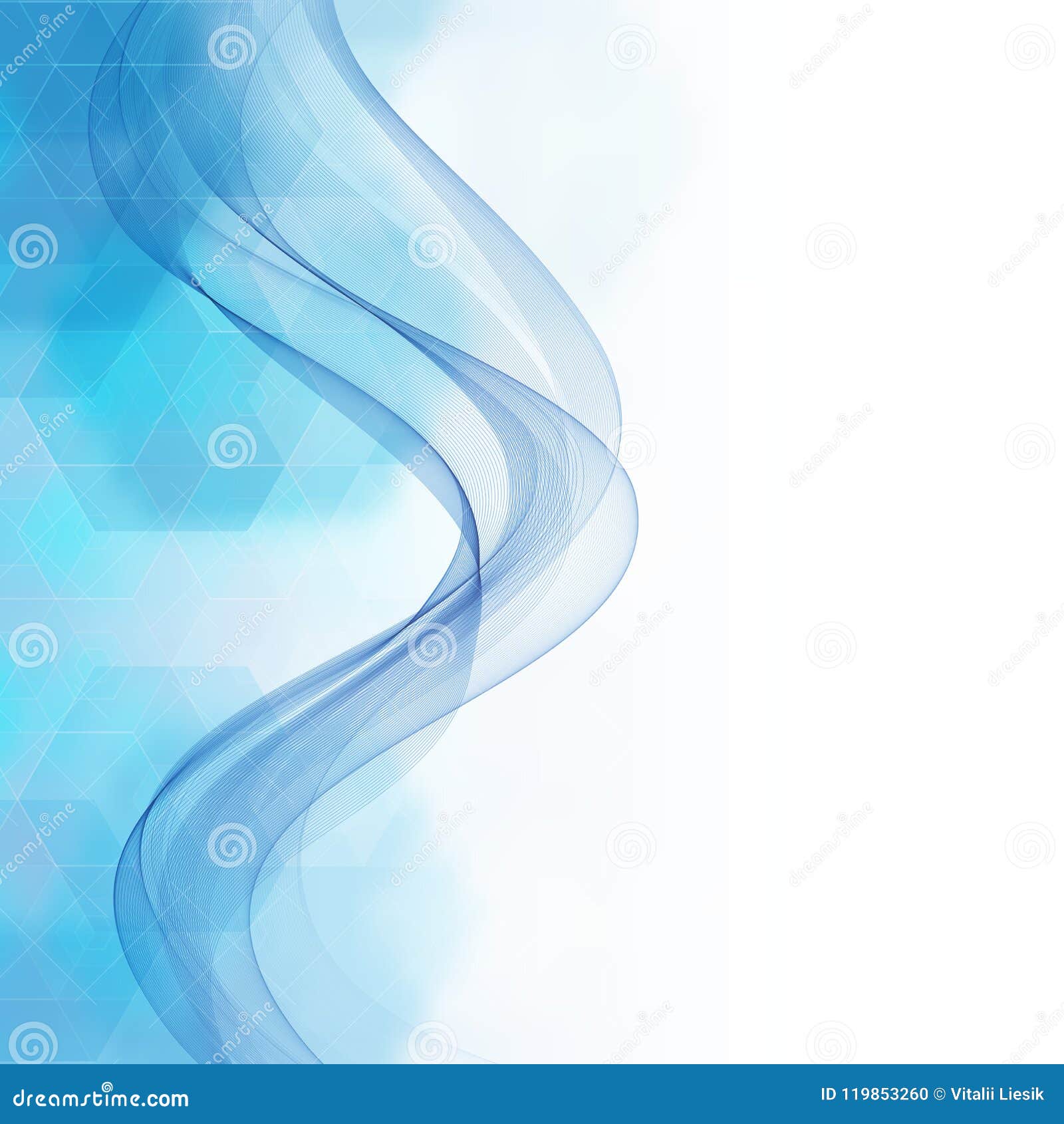 Fundos Azuis Abstratos Impressionantes Do Vetor Ilustração do Vetor ...