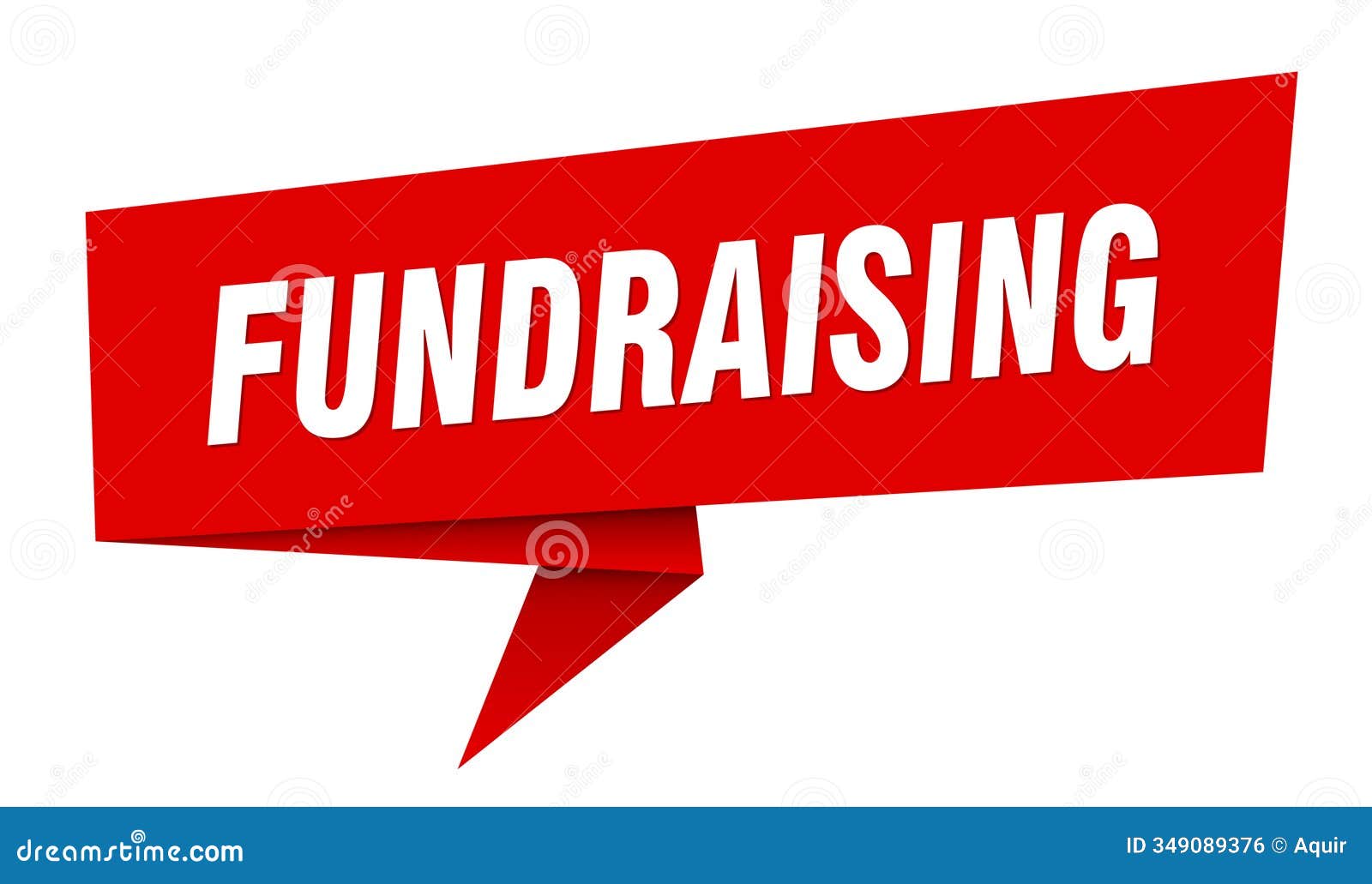 Fundraising Banner. Fundraising Speech Bubble, Label, Sticker, Sign ...