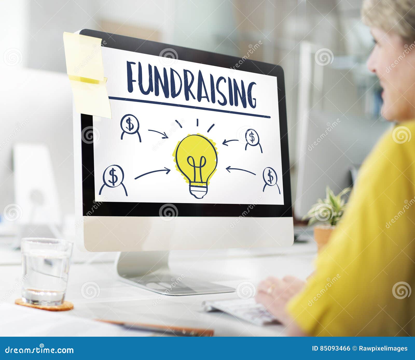 Fundraising Capital Donation Funds Support Concept Stock Photo - Image ...